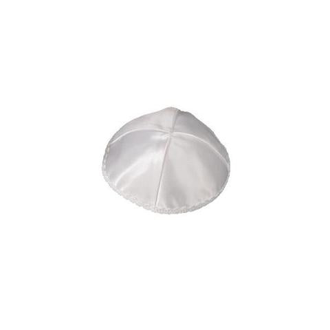 Silk White Kippah – GLC Bookstore